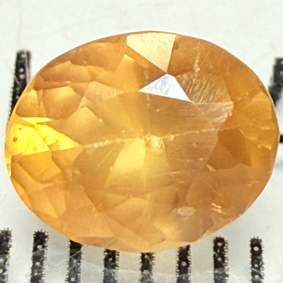 Yellow Sapphire, 1.28ct, Tanzania, silky, Untreated Unheated, culet sl ...