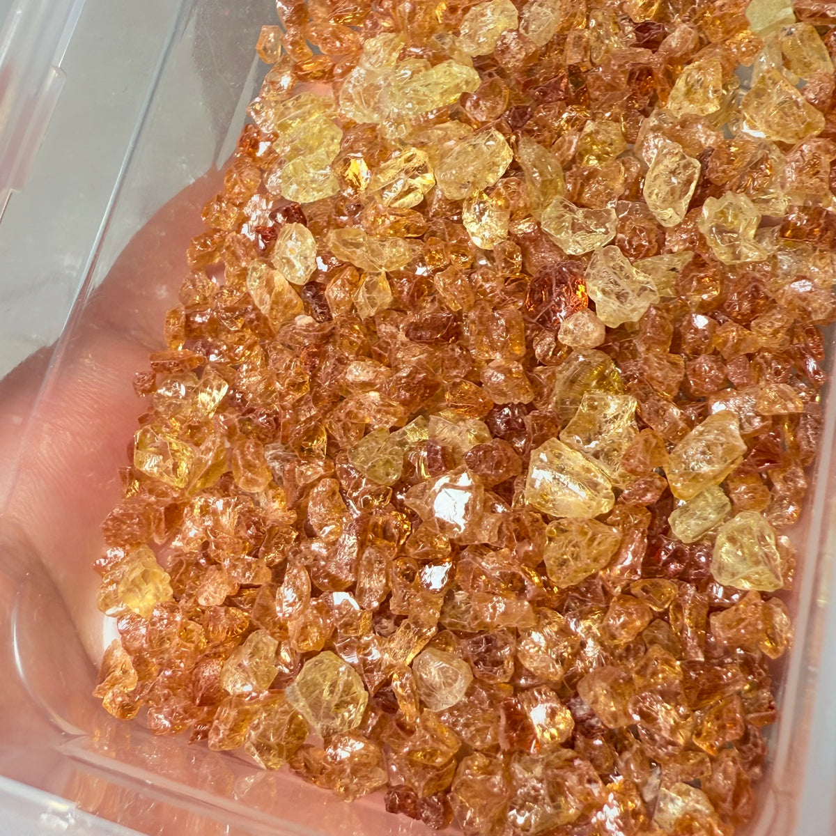 Yellow Grossular Garnet Lot, 64.30gm / 321.5ct, Merelani, Tanzania, Un ...