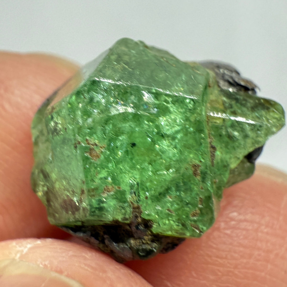 Tsavorite Crystal on Matrix. 10.72ct, Merelani. Tanzania – Gems Of East ...