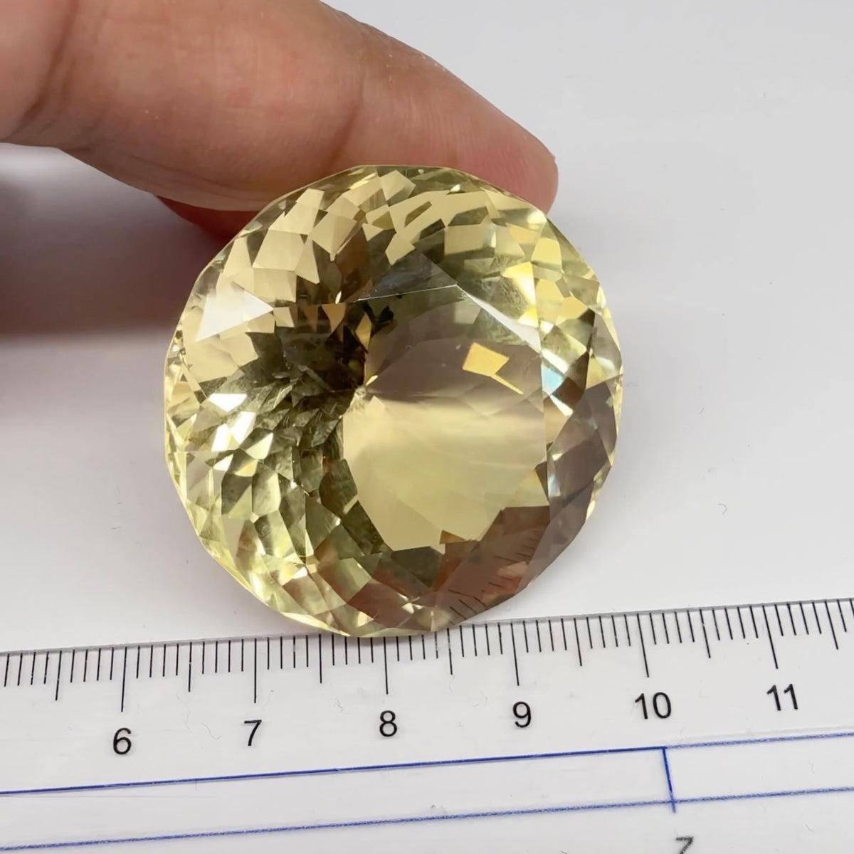 Congo Citrine, 154.79ct, Untreated Unheated. Native cut, culet slightl ...